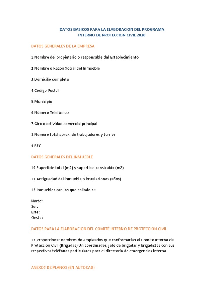 DATOS PARA EL PIPC 2022 Cholula Puebla | PDF | Defensa Civil