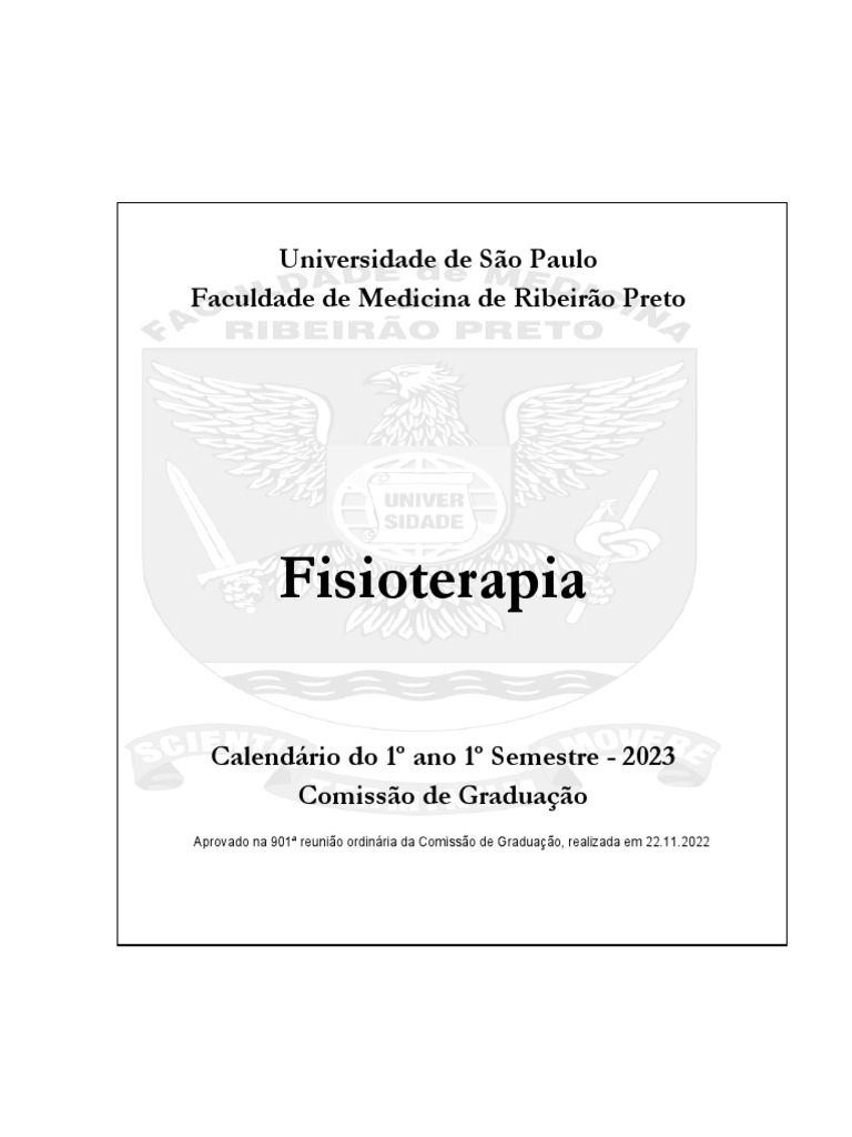 Fisio 1° Ano 1° Sem 2023 | PDF | Morfologia (Biologia) | Anatomia