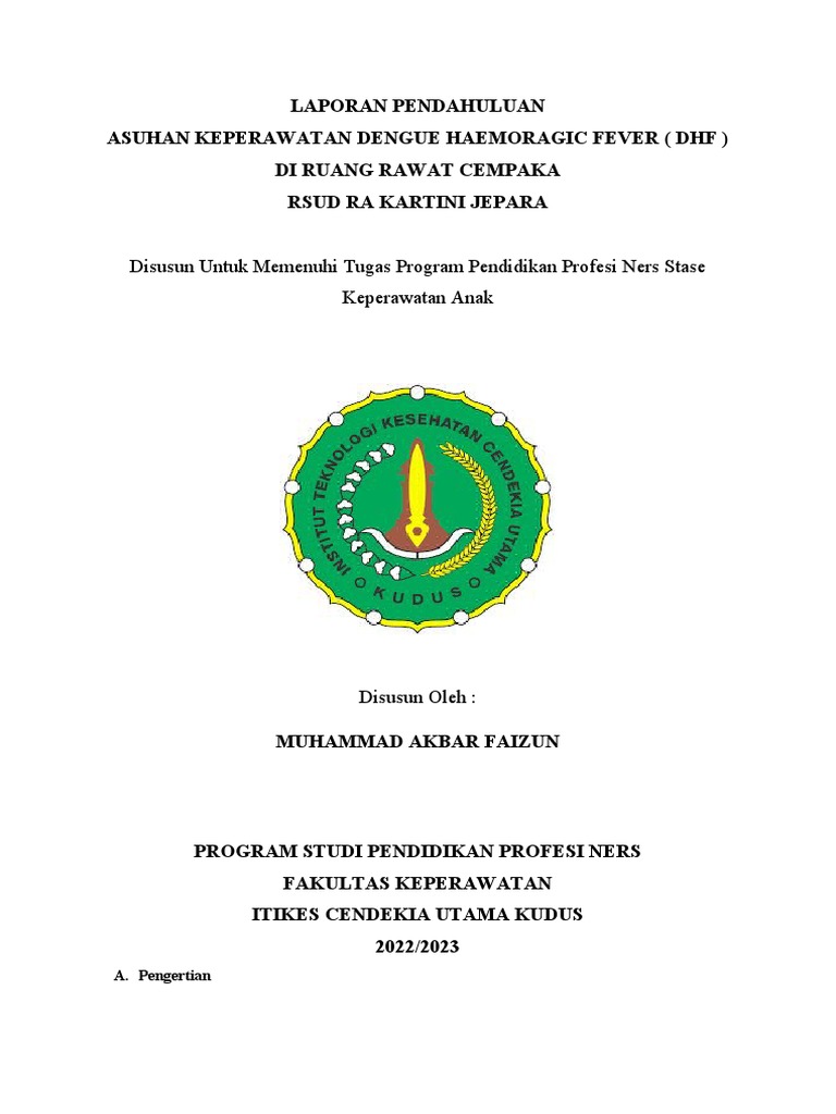 Asuhan Keperawatan DHF pada Anak SDKI | PDF