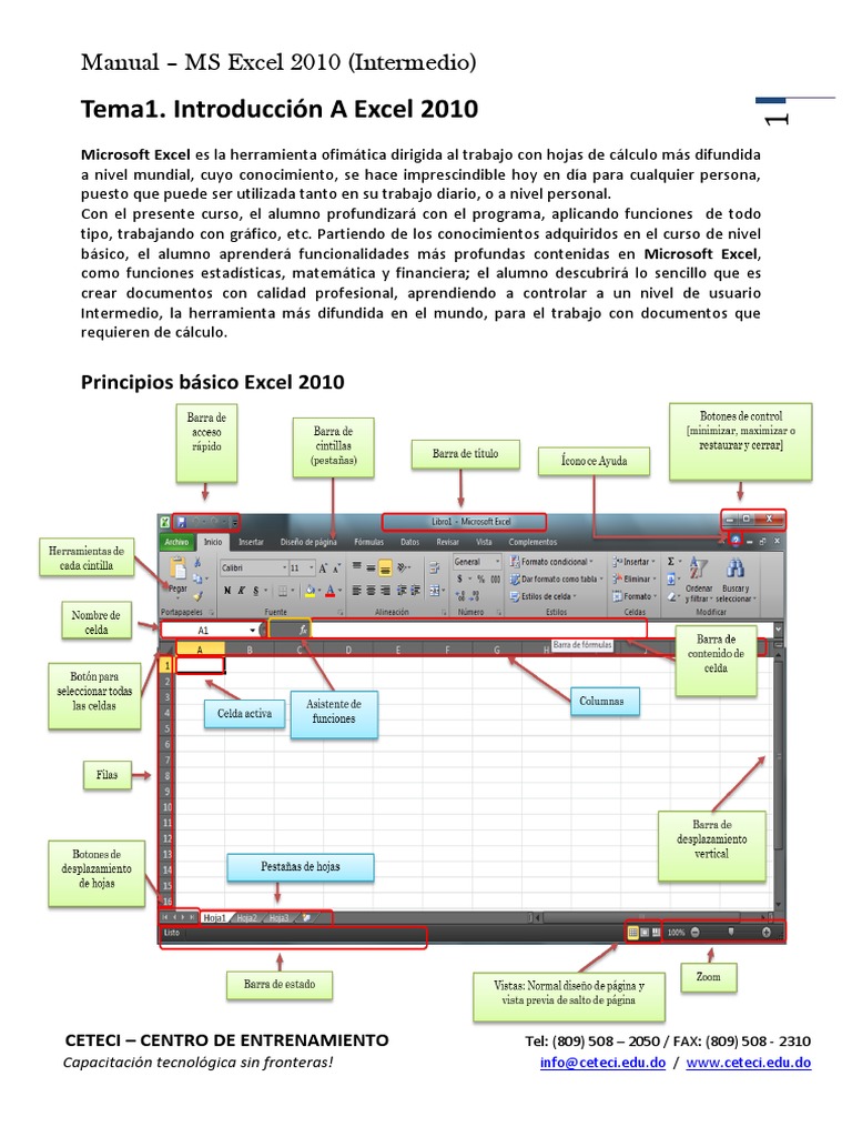 Excel 2010 Intermedio | PDF Excel 2010 Intermedio | PDF