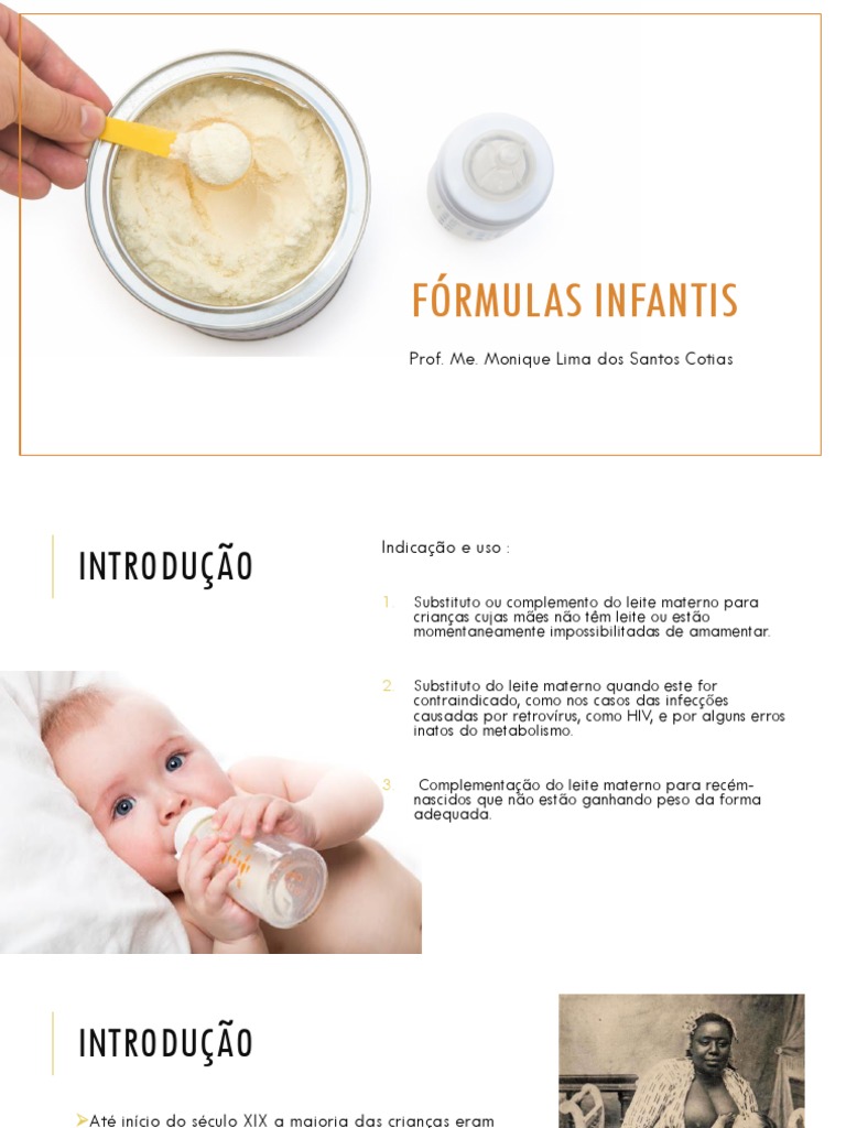 AULA Fórmulas Infantis | PDF | Amamentação | Leite