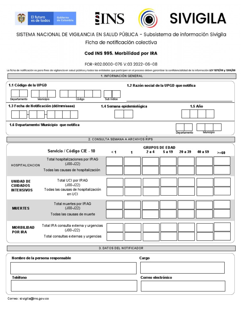 Ficha de Notificacion Ira 998 | PDF