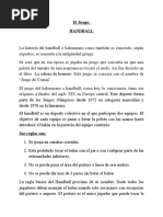 10 Reglas Básicas de Handball | PDF