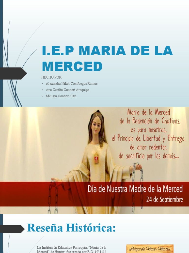 Maria de La Merced | PDF | Iglesia Católica