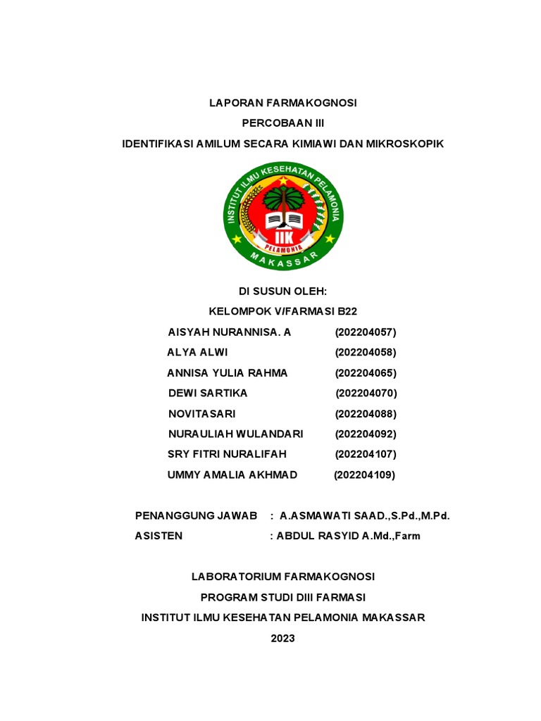 Laprak Farmakognosi 3 | PDF