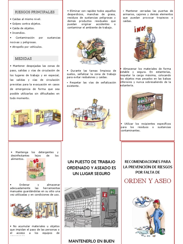 folleto-orden y aseo | PDF | Residuos | Higiene
