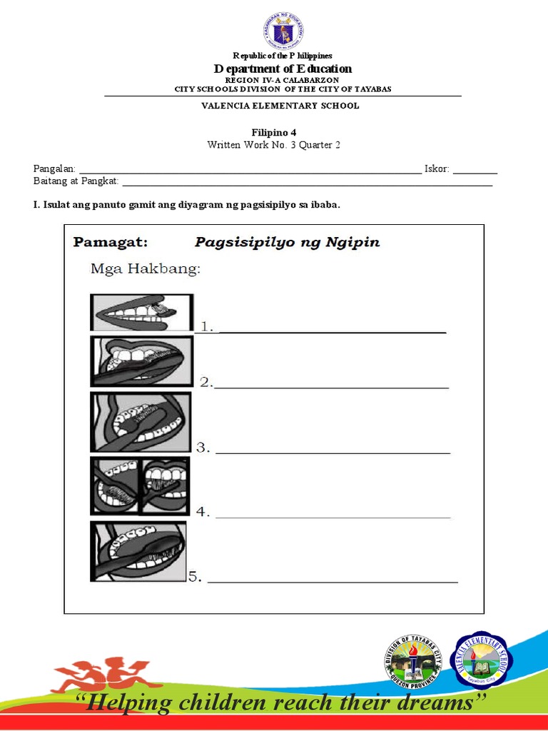 Filipino 4 - Written Assessment | PDF