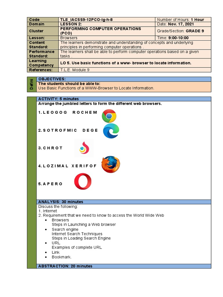 4-A Web Browser | Download Free PDF | World Wide Web | Internet & Web