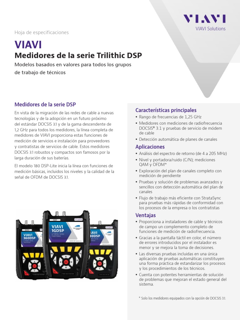 Medidores de La Serie Trilithic DSP Es Hojas de Especificaciones Es ...