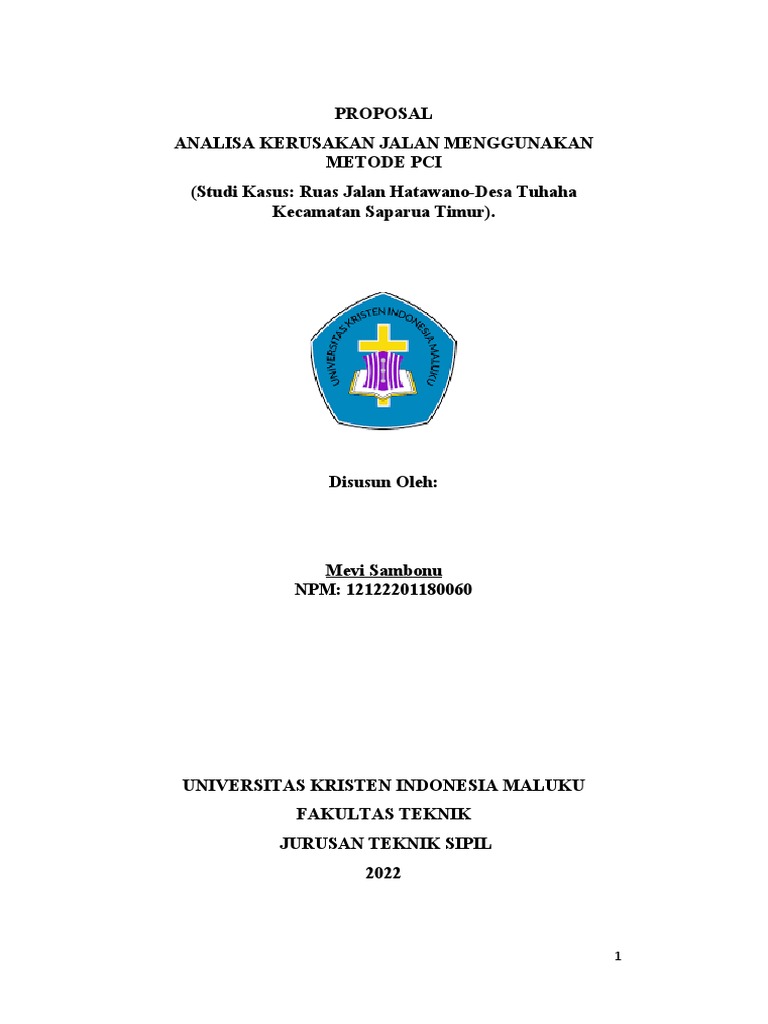 Proposal Bab 1 Fix | PDF