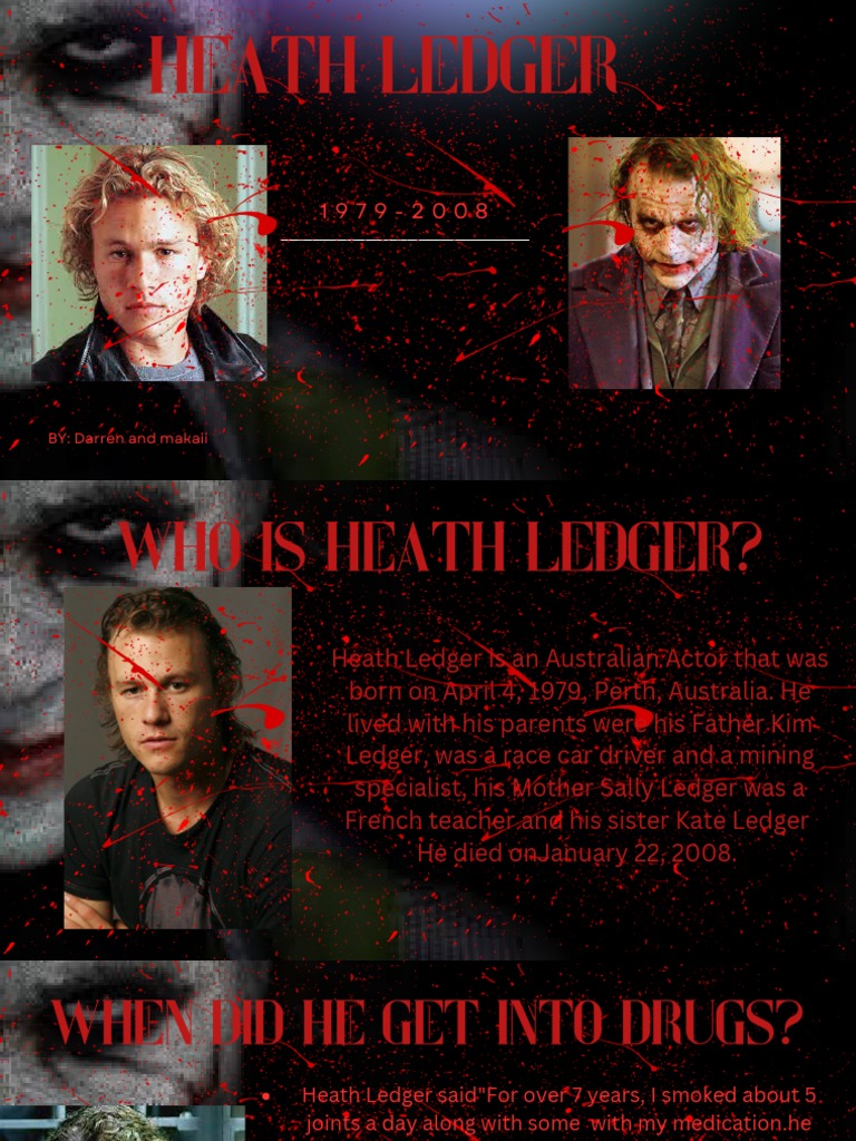 Heath Ledger Presentation | PDF