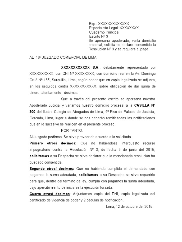 Apersona Apoderado | PDF