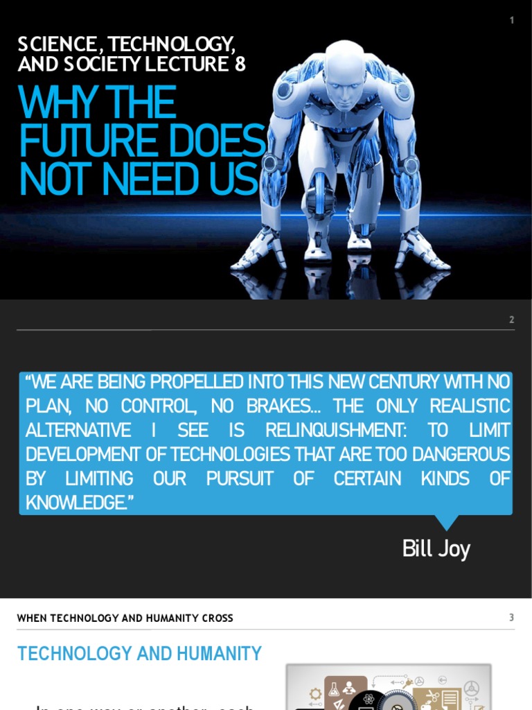 Why The Future Does Not Need Us | PDF