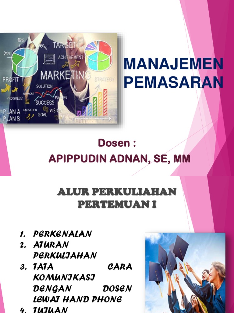 P1-MP - Pengertian Manajemen Pemasaran | PDF | Karier & Perkembangan