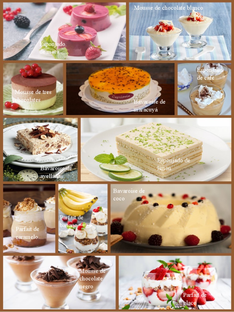 Collage postres semifríos | PDF