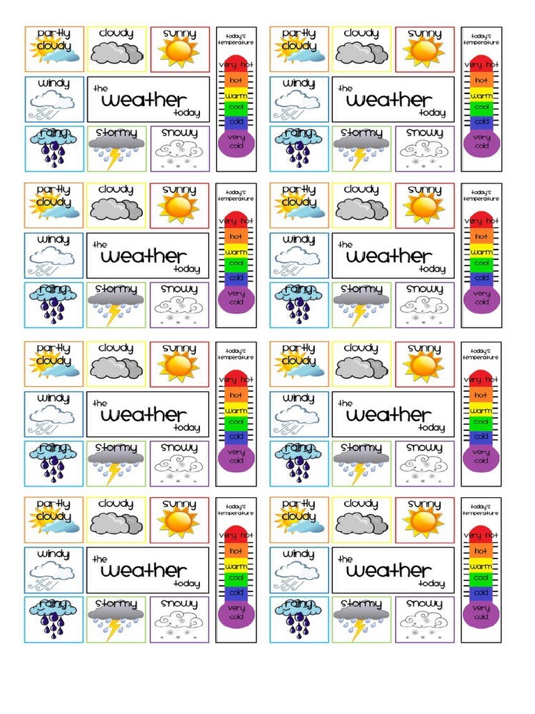 Weather Worksheet | PDF