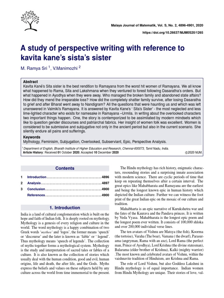 Study of Perspective Writing | PDF