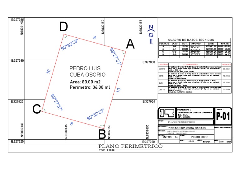 PLANO PERIMETRAL | PDF
