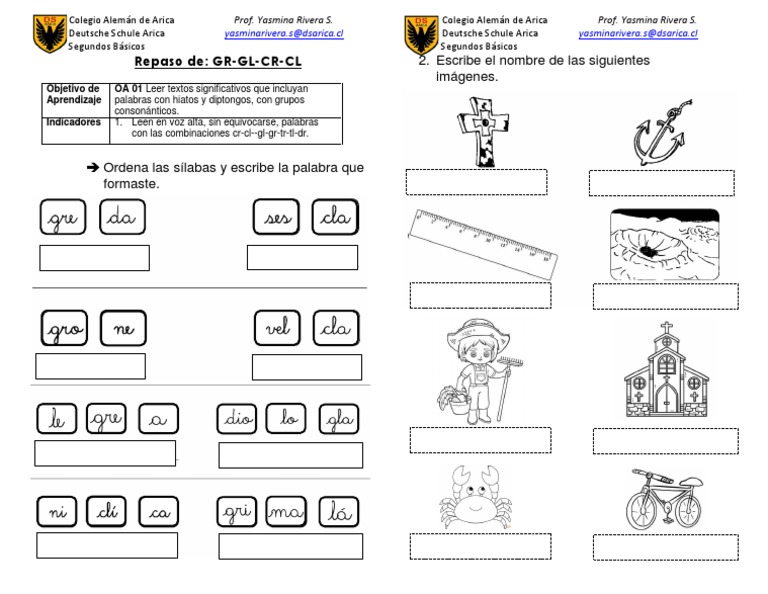 Repaso de GR GL CL CR | PDF