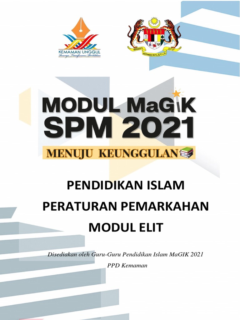 Pendidikan Islam Modul Elit Skema Magik 2021 | PDF