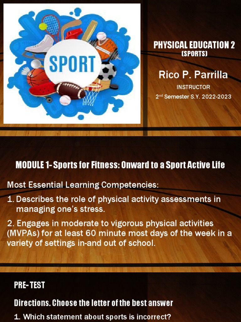 Team Sports Introduction | PDF | Stress (Biology) | Physical Fitness