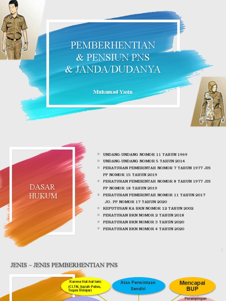 Pemberhentian & PENSIUN PNS & JD Dd-Nya NEW TEMPLATE | PDF