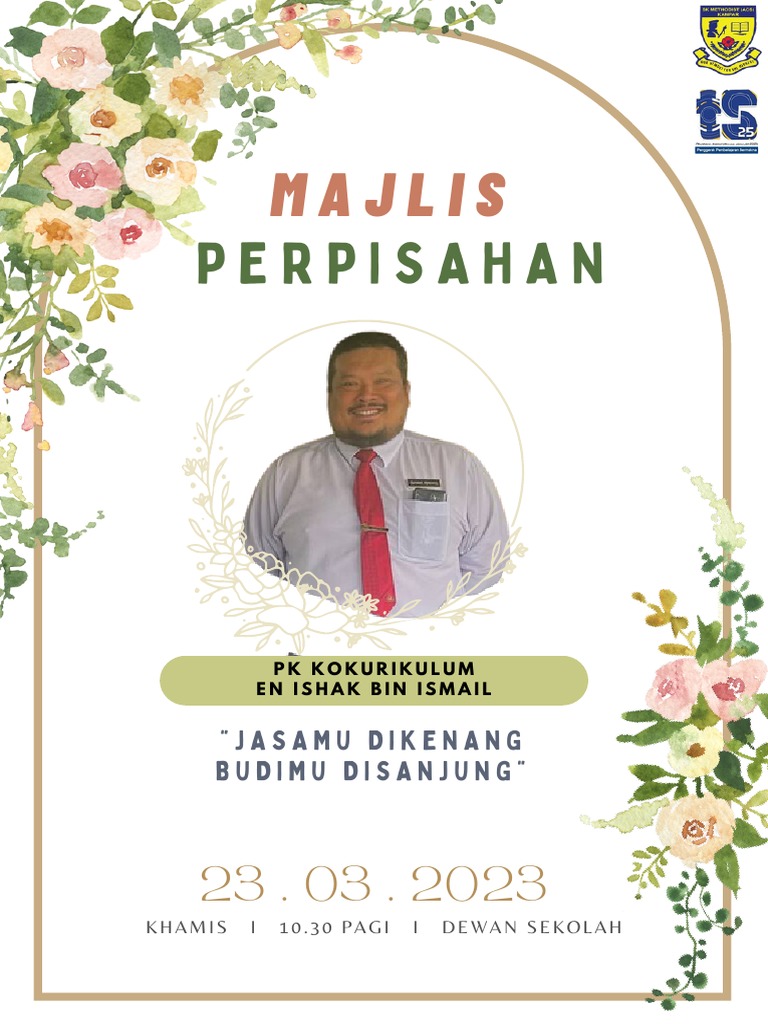 Buku Program Majlis Perpisahan en Ishak | PDF