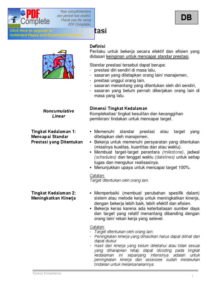 Kamus Kompetensi | PDF