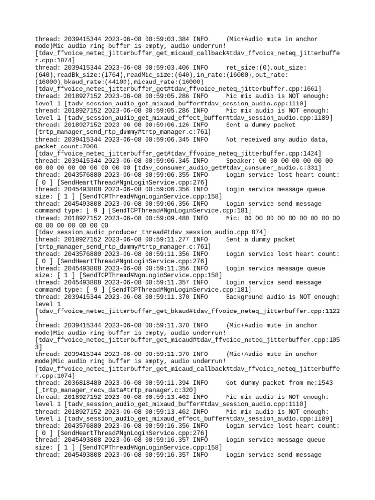 Ffrtc Log Pdf Port Computer Networking Computing