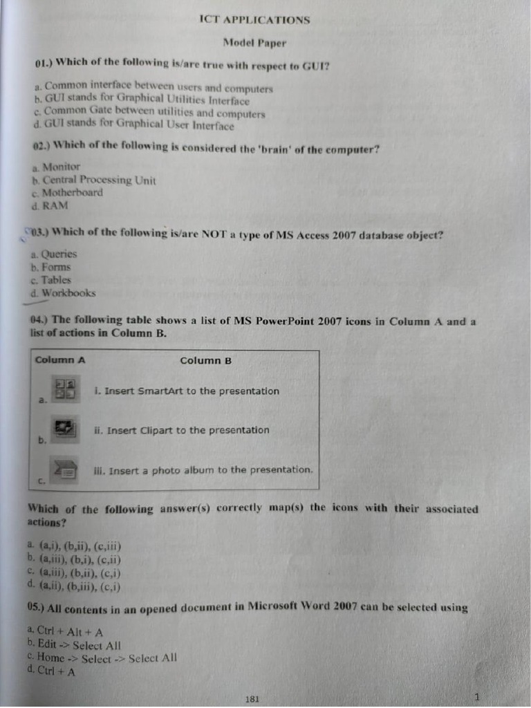 Model PPR - ICT | PDF