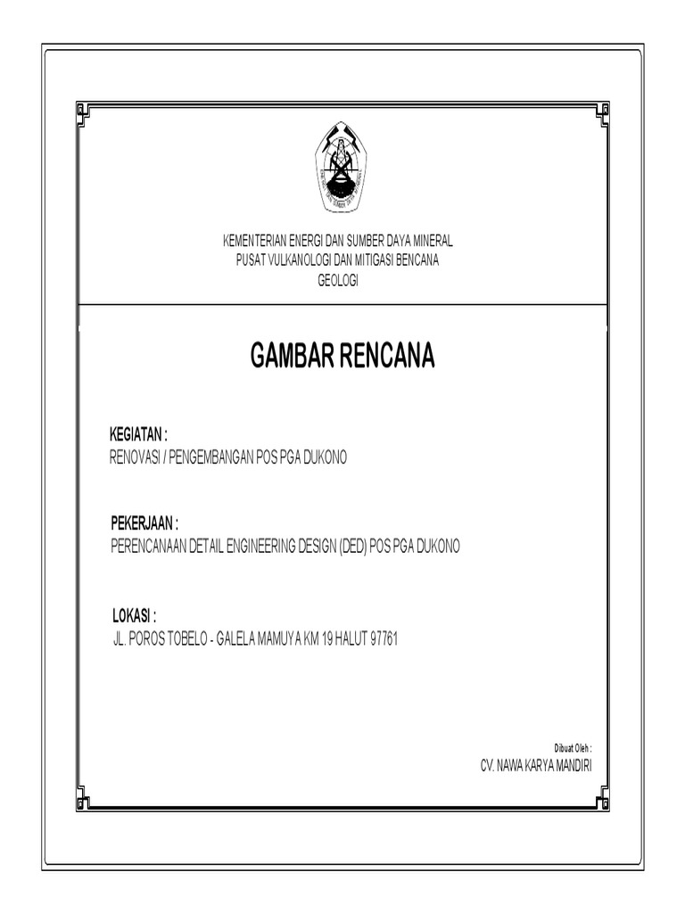 Gambar Pos Pga Dukono | PDF