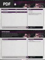Tyranid Datasheet Cards 10th Ed | PDF