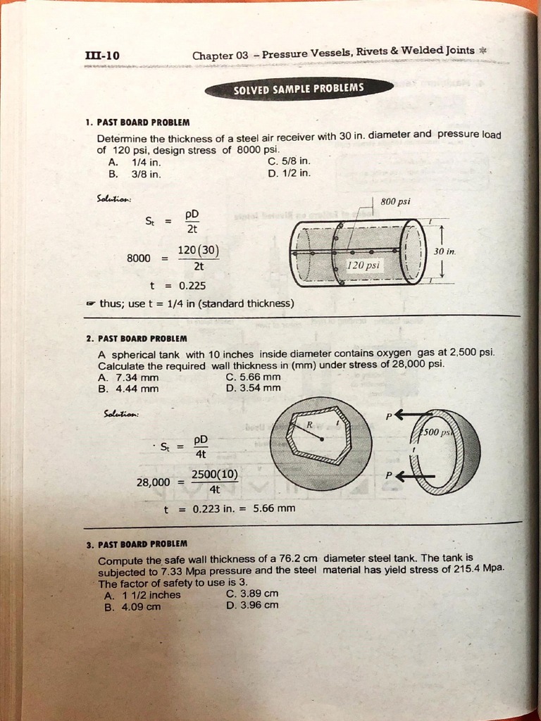 Pressure-Vessel-Rivets-Welded-Joints-MDSP-Prime | PDF | Pascal (Unit) | Stress (Mechanics)