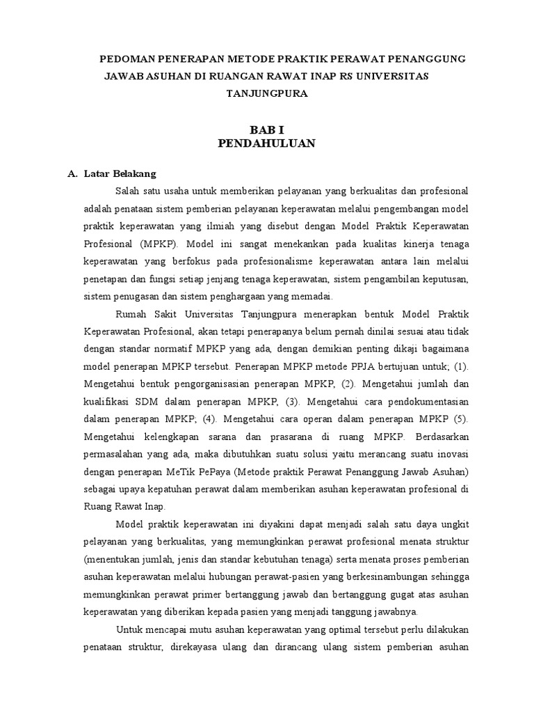 Buku Pedoman Penerapan Ppja | PDF