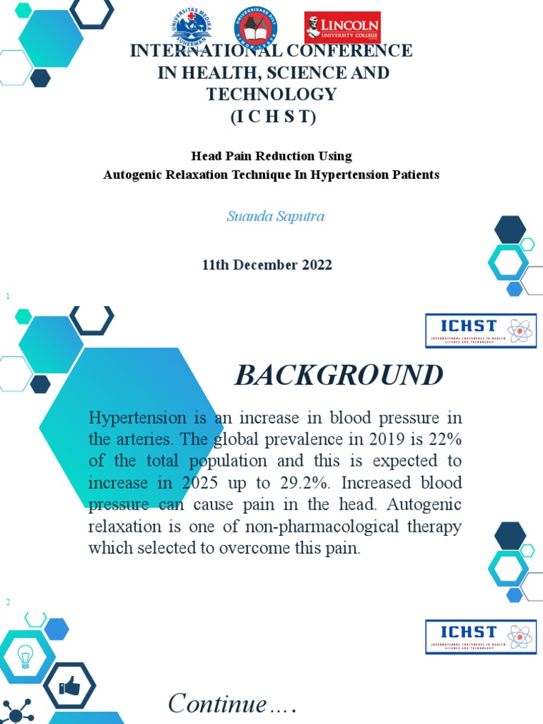Oral Present ICHST 2022 | PDF | Hypertension | Headache