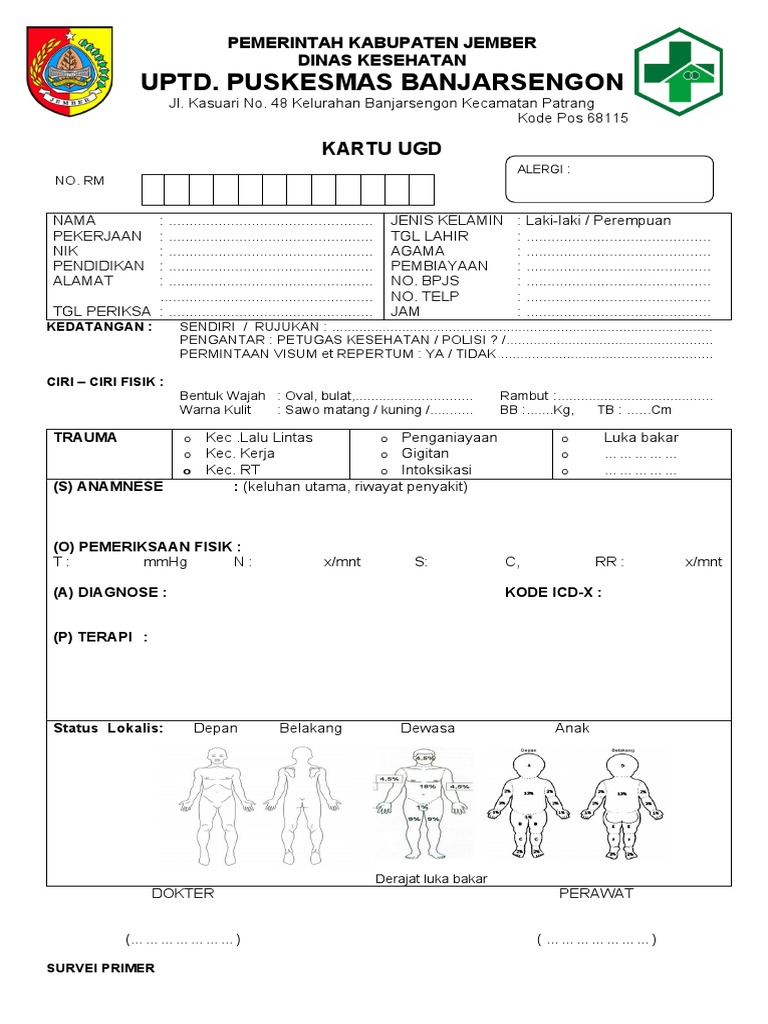 RM UGD 2023 (Banjarsengon) | PDF