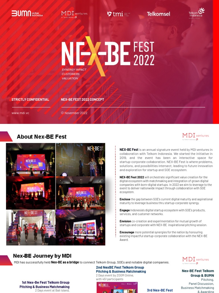 Appendix 4 - Socialization Material StartUP Nex-BE Fest 2022 | PDF ...