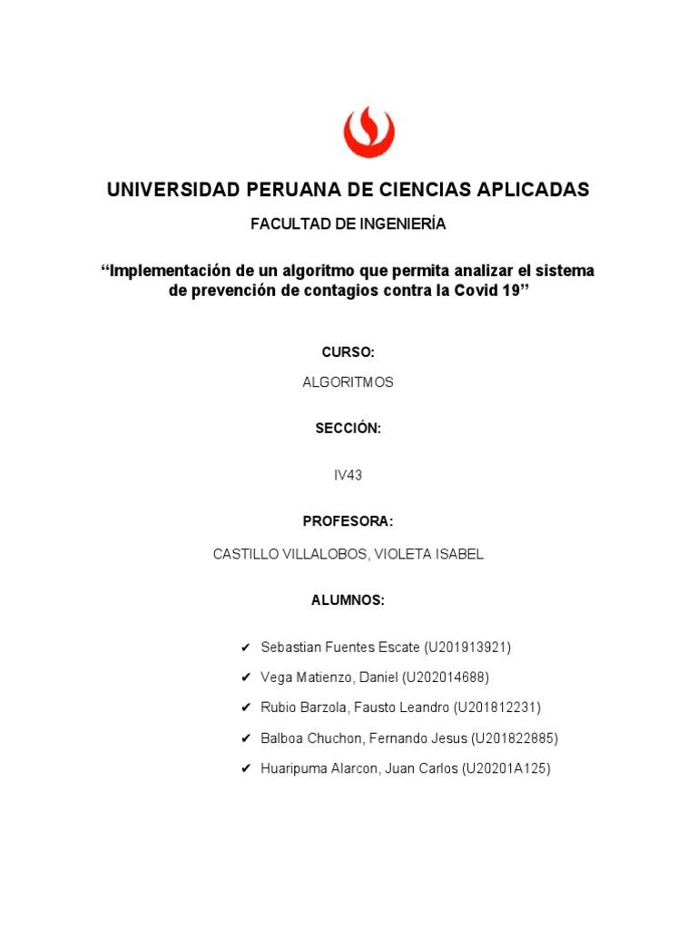 Proyecto Final | PDF | Algoritmos | Diseño