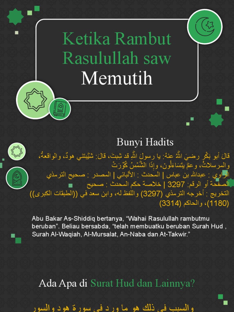 Ketika Rambut Rasulullah Saw Memutih | PDF