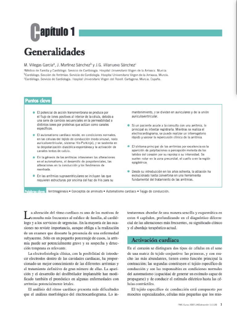 Arritmias Generalidades | PDF