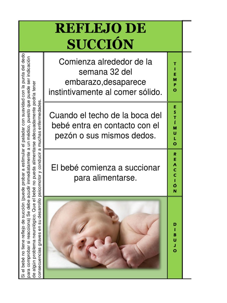 Reflejos Neonatales: Guía Completa | PDF