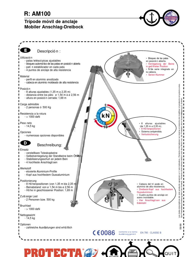 Trípode Rescate Am100 | PDF | Conjuntos de elementos químicos | Elementos químicos