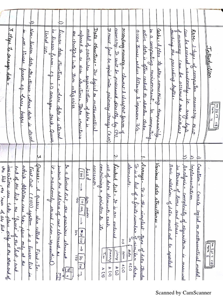 Data Structures Notes Pdf