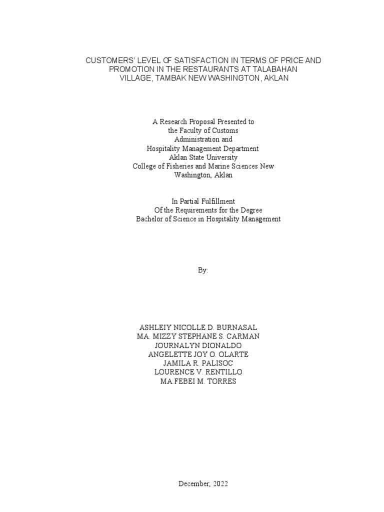 Thesis Edited V | PDF | Methodology | Pricing