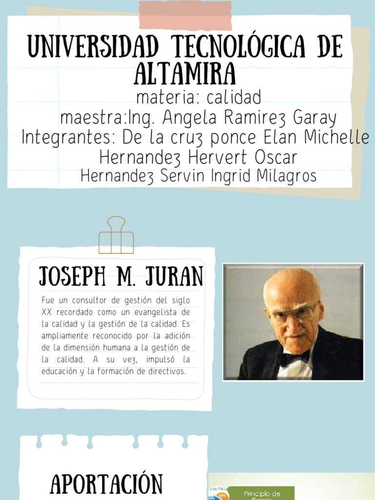 Trilogía de la Calidad de Juran | PDF | Negocios