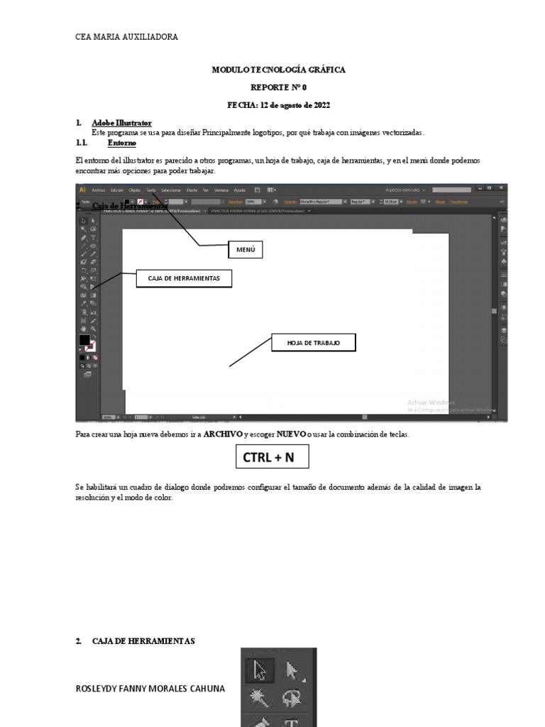 Guía de Herramientas de Illustrator | PDF | Ilustrador Adobe | Informática