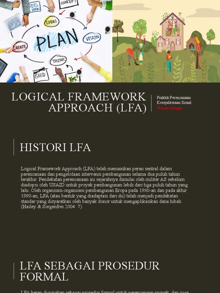 12 - Logical Framework Approach (LFA) | PDF
