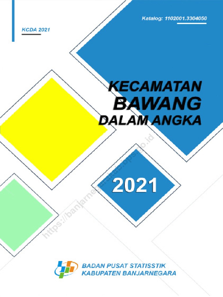 Kecamatan Bawang Dalam Angka 2021 | PDF