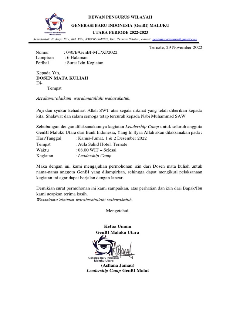 SURAT GENBI FIX | PDF