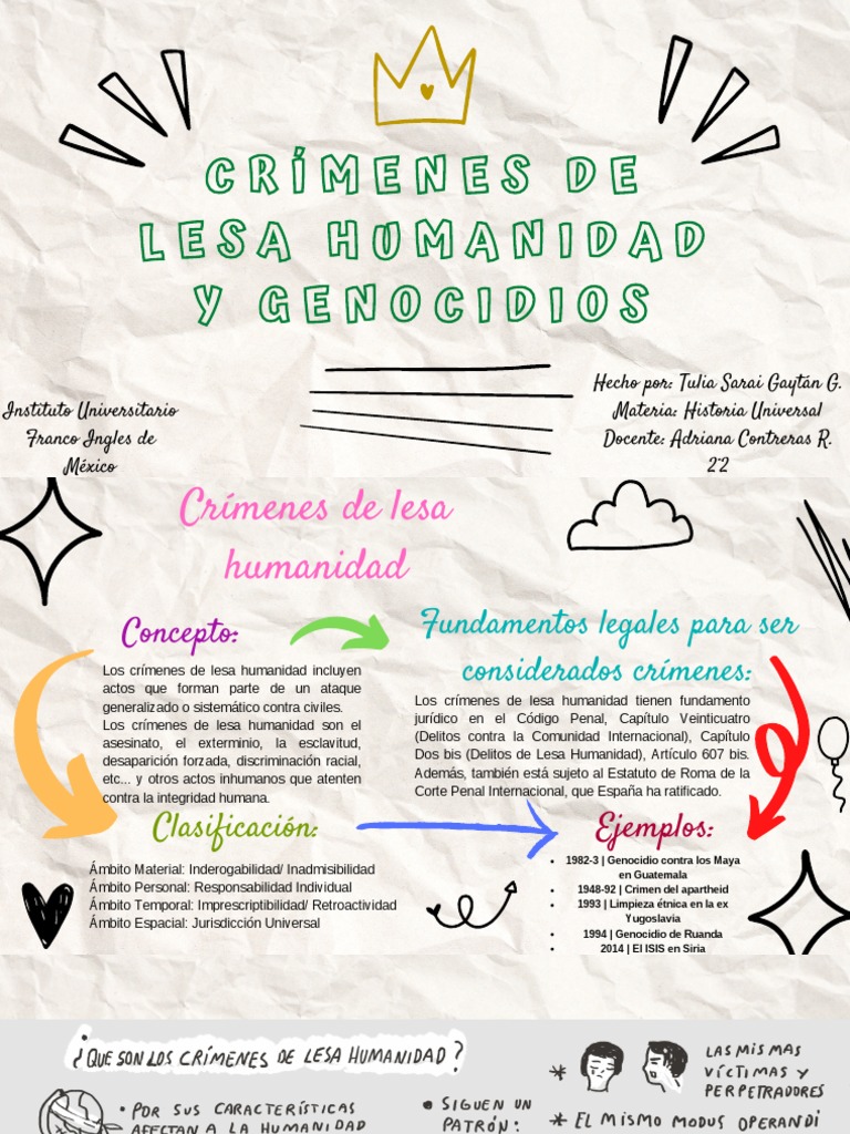 Crímenes de Lesa Humanidad y Genocidios | PDF